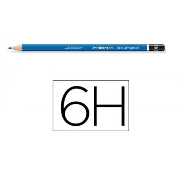 staedtler mars lumograph staedtler 6h